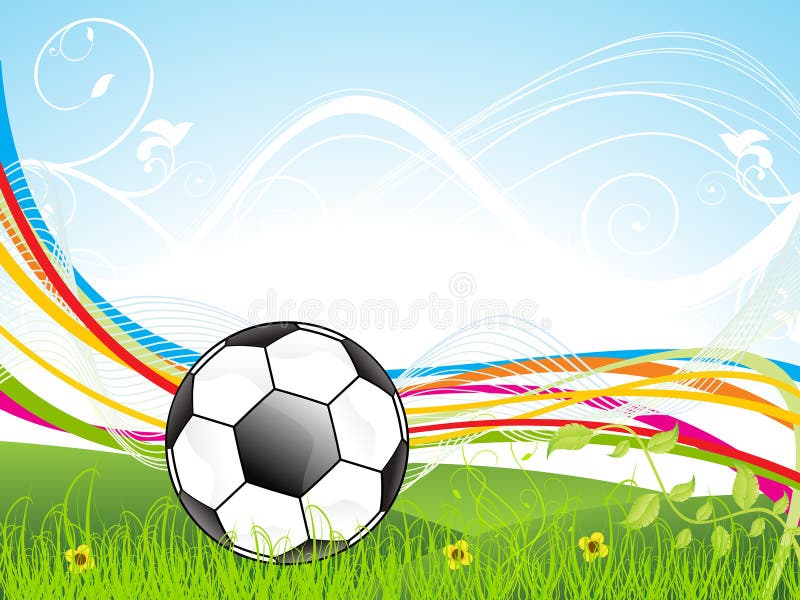 Abstract Colorful Football Background Stock Vector - Illustration of ...