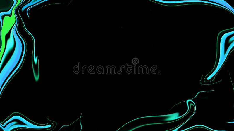 Abstract Colorful Frame. Liquid Wave Border Texture Stock Illustration ...