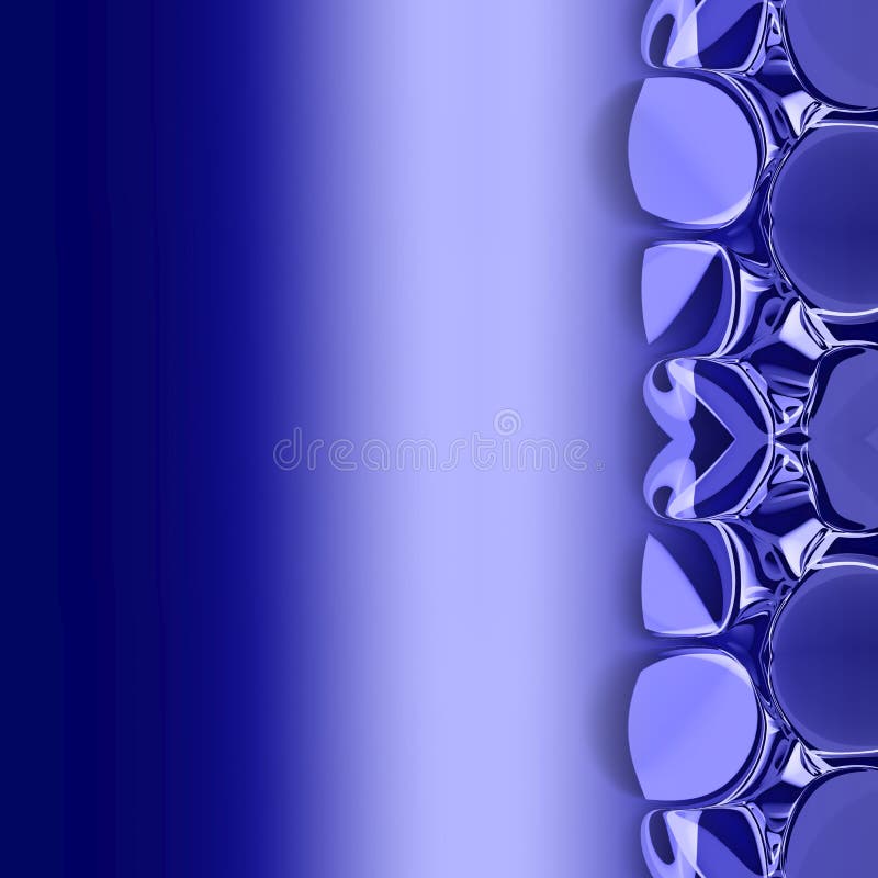 Blue Abstract Border on a Blue Gradient Background,collaboration Styles ...