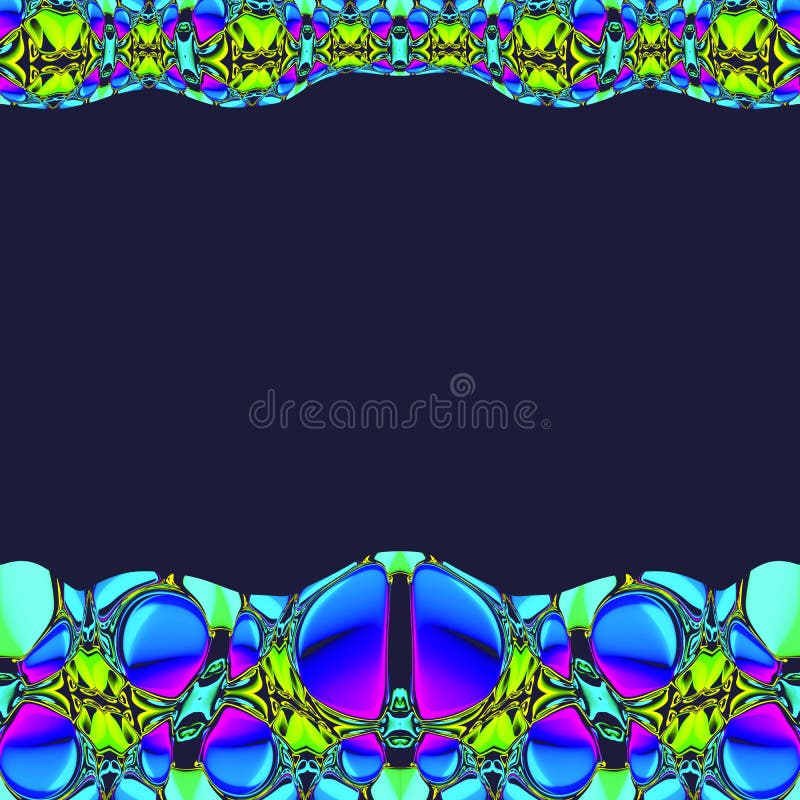 Bubble Blue Gradient Border, Collaboration Styles,surrealism ...