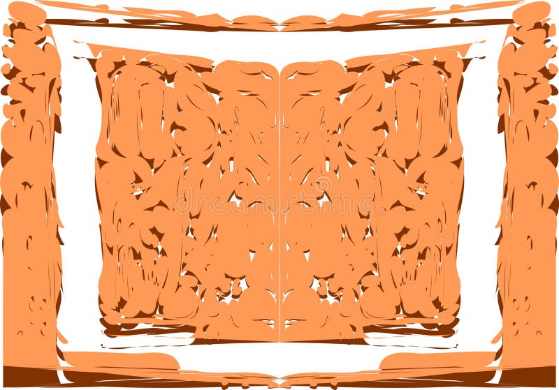 Abstract Colorful Frame with Spots Isolated Stock Vector - Illustration ...