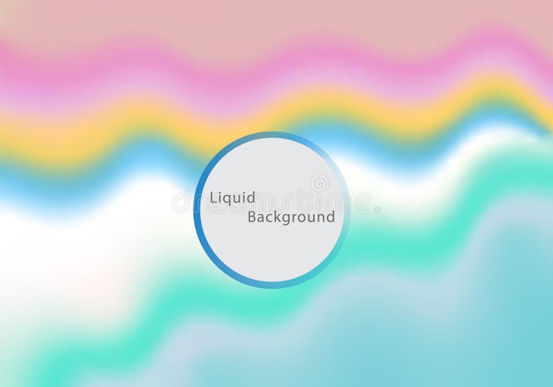 Abstract Colorful Freeform Liquid Gradient Pattern Background Stock