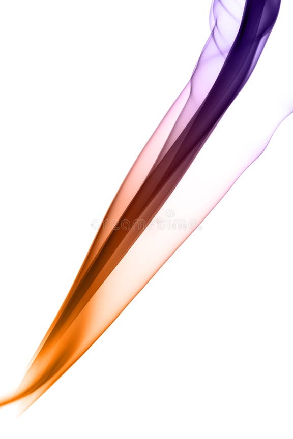 Abstract Colorful Fume Pattern on White Stock Photo - Image of flowing ...