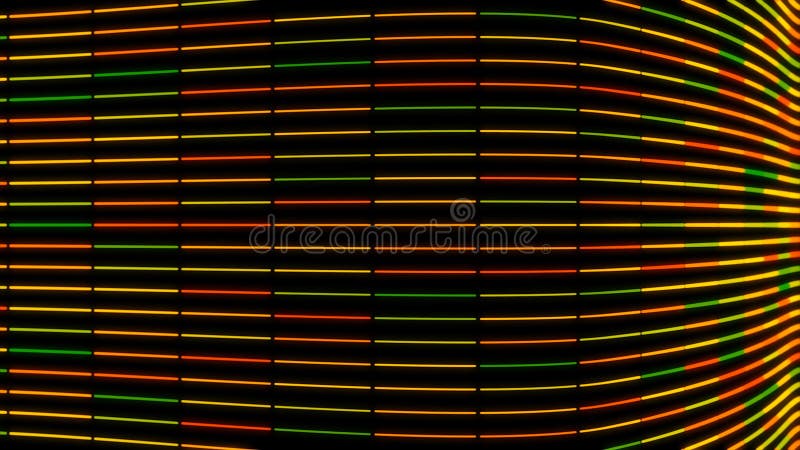 Horizontal Bended Hanging Streamers Background Six Different Colors ...