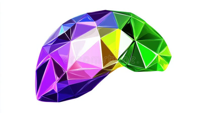 Abstract Colorful Gemstone stock illustration. Illustration of bright ...