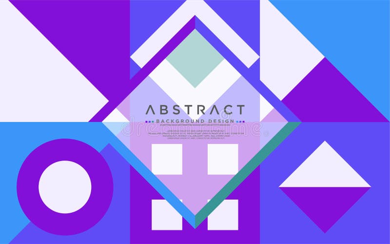 Abstract Colorful Geometric Background with Modern Shape Design Stock ...