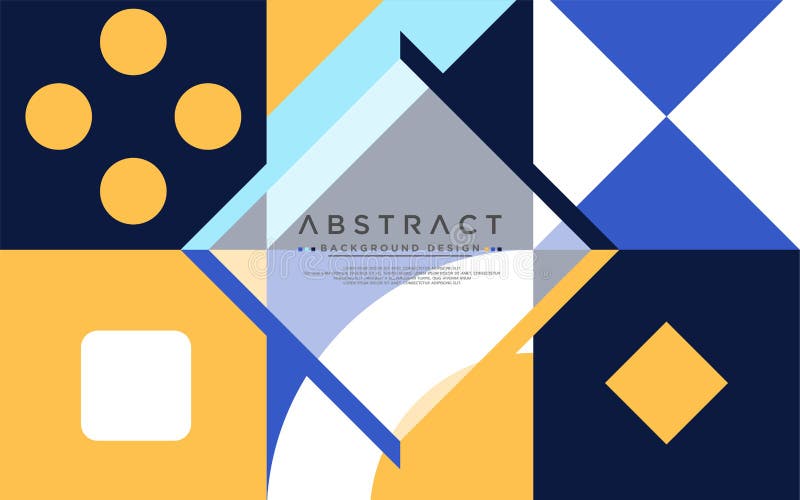 Abstract Colorful Geometric Background with Modern Shape Design Stock ...