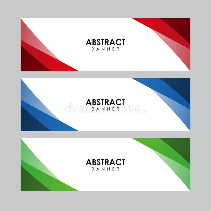 Abstract Colorful Geometric Corner Banner Design Template Vector Stock ...