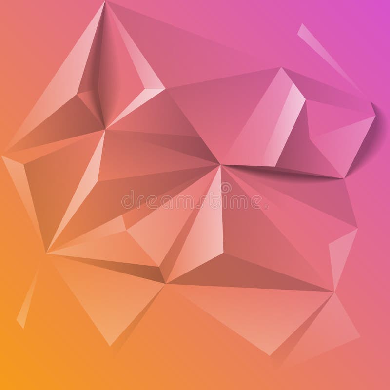 Abstract Colorful Geometric Low Poly Background Stock Vector ...