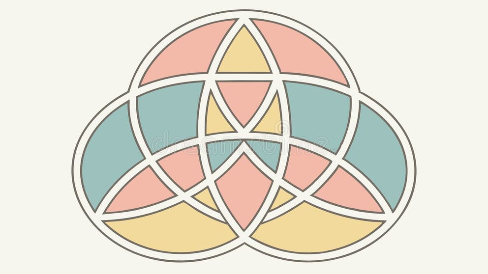 Abstract Colorful Geometric Overlapping Shapes Design Element Vector ...