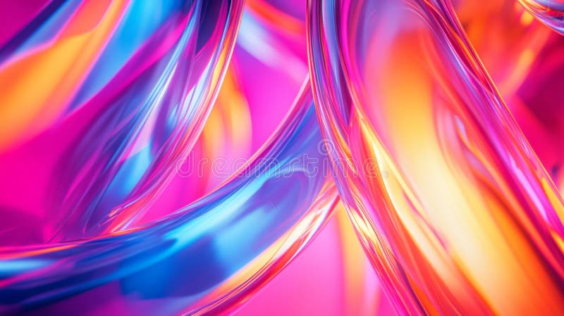 Abstract Colorful Glass Patterns with Vibrant Hues, Modern Art Concept ...