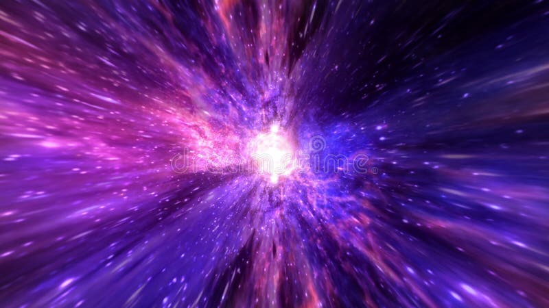 3d Render Interstellar Light Tunnel 80s Style Retro. Stock Video ...