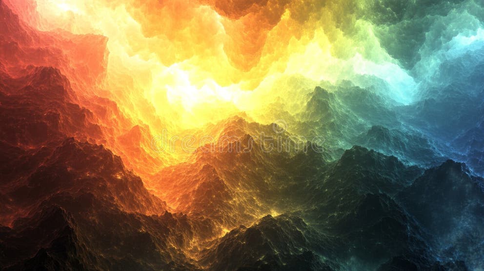 Abstract Colorful Glowing Background Texture Stock Illustration ...