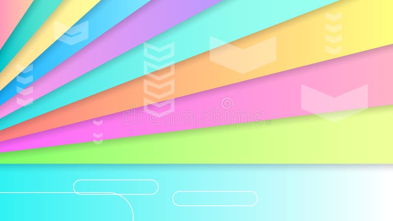 Abstract Colorful Gradient Background with Color Geometric Figures ...