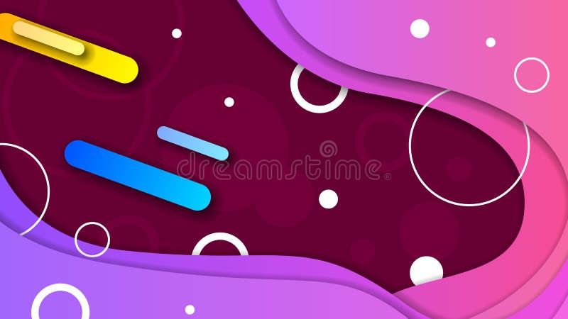 Abstract Colorful Gradient Background with Color Geometric Figures ...