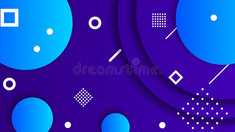 Abstract Colorful Gradient Background with Color Geometric Figures ...