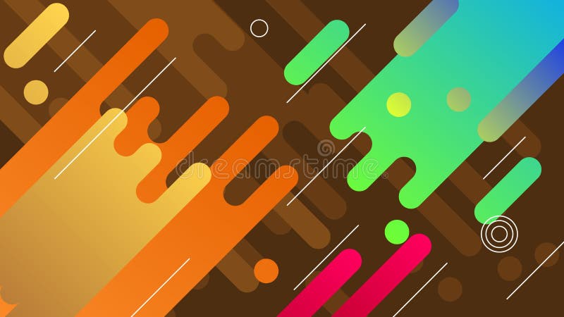 Abstract Colorful Gradient Background with Color Geometric Figures ...