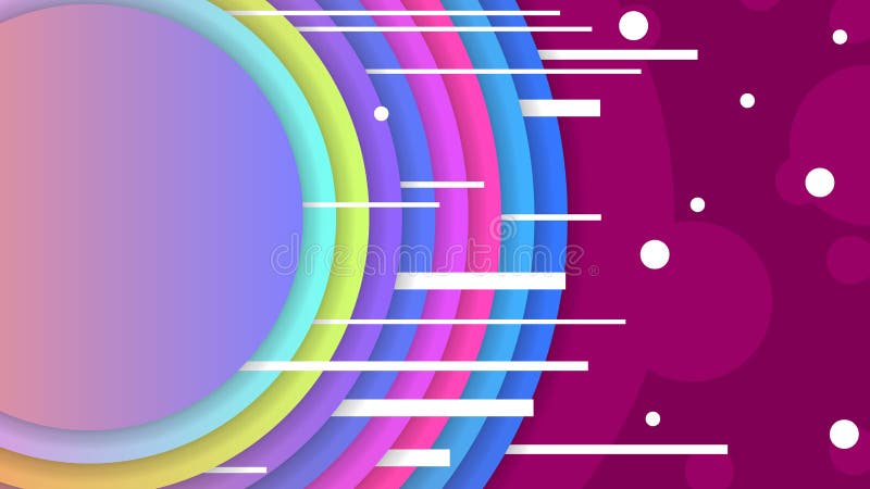 Abstract Colorful Gradient Background with Color Geometric Figures ...