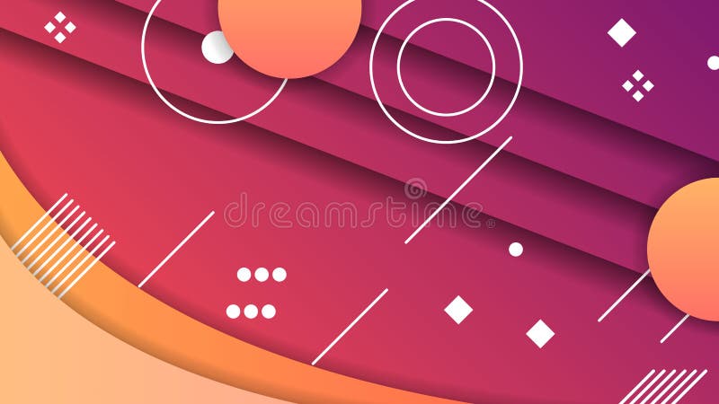 Abstract Colorful Gradient Background with Color Geometric Figures ...