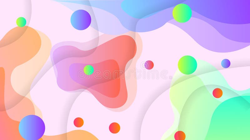 Abstract Colorful Gradient Background with Color Geometric Figures ...