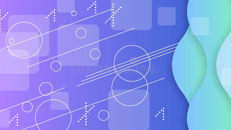 Abstract Colorful Gradient Background with Color Geometric Figures ...