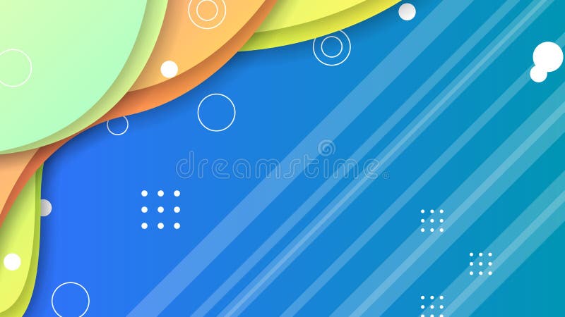 Abstract Colorful Gradient Background with Color Geometric Figures ...