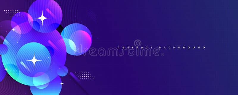 Abstract and Colorful Gradient Background Design with Circle Objects ...