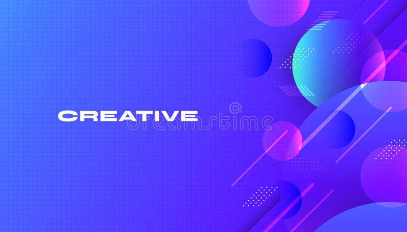 Abstract and Colorful Gradient Background Design with Circle Objects ...
