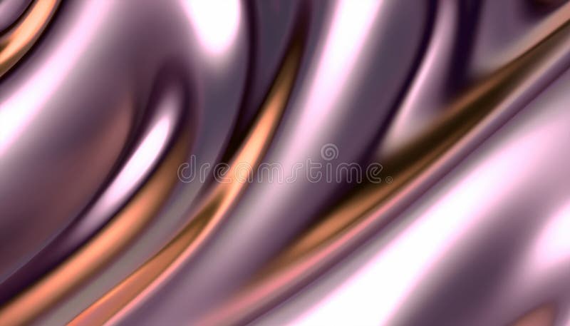 Abstract Colorful Gradient Background. Flow Liquid Metal Waves Stock ...