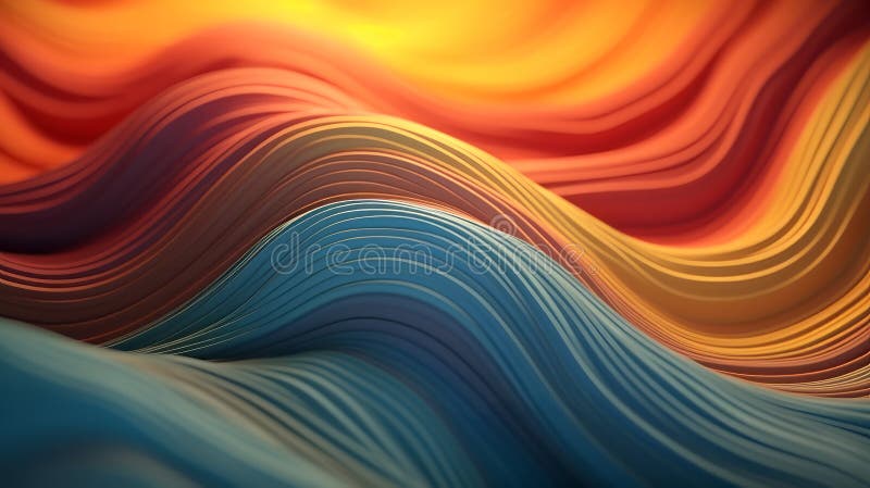Abstract Colorful Gradient Background. Generative AI Stock Illustration ...