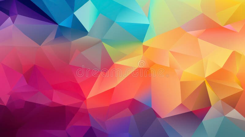 Abstract Colorful Gradients 2d Low Poly Background Stock Illustration Illustration Of Color