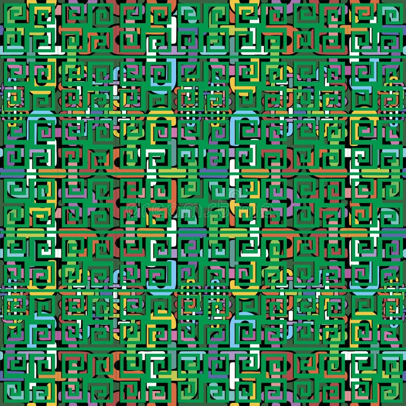 Abstract Colorful Greek Vector Seamless Pattern. Ornamental Geometric ... Abstract Colorful Greek Vector Seamless Pattern. Ornamental Geometric ...