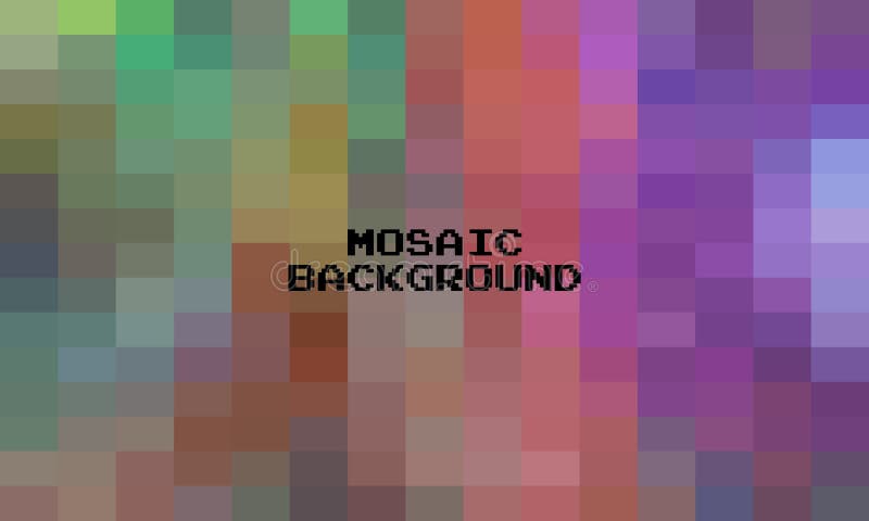 Abstract Colorful Grid Mosaic Background, Modern Abstract Illustration ...