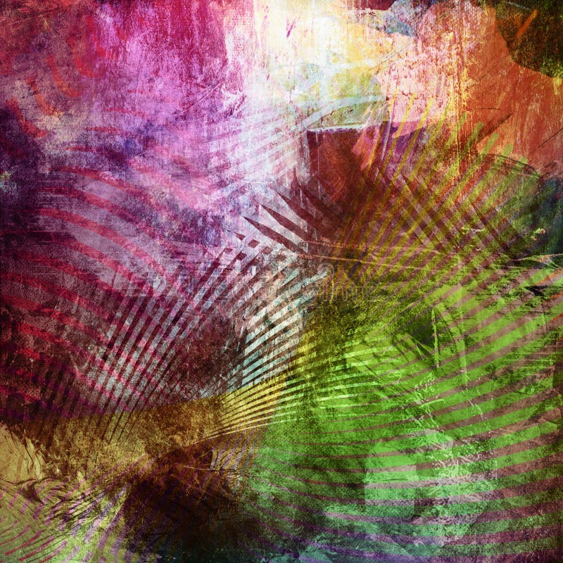 Abstract layer artwork stock illustration. Illustration of impasto ...