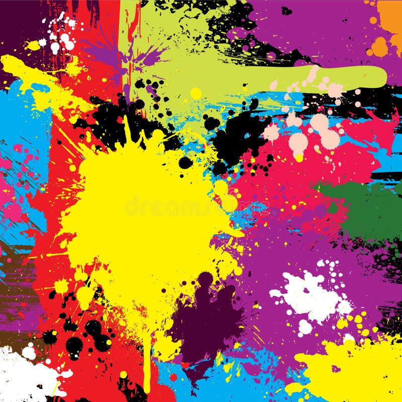 Abstract Colorful Grunge Background. Vector Stock Vector - Illustration ...