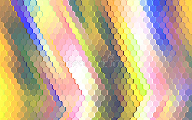 Abstract Colorful Hexagon Background. Abstract Colored Hexagons ...