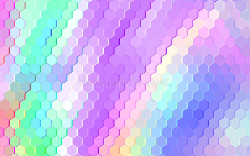 Abstract Colorful Hexagon Background. Abstract Colored Hexagons ...