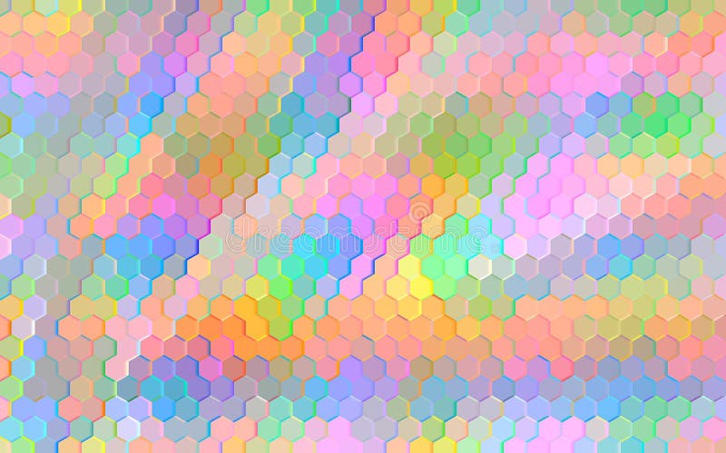 Abstract Colorful Hexagon Background. Abstract Colored Hexagons ...