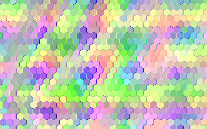 Abstract Colorful Hexagon Background. Abstract Colored Hexagons ...