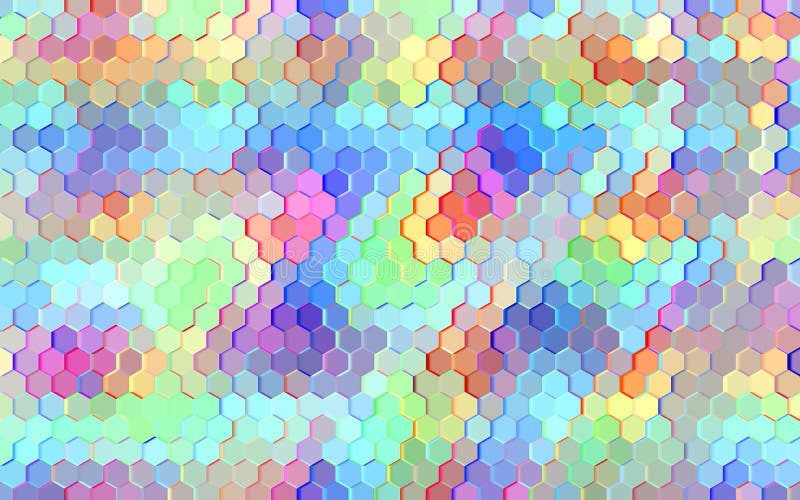 Abstract Colorful Hexagon Background. Abstract Colored Hexagons ...