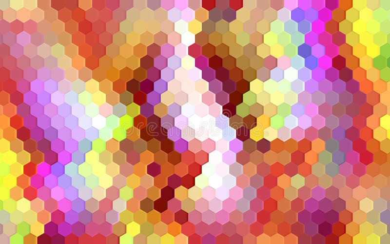 Abstract Colorful Hexagon Background. Abstract Colored Hexagons ...