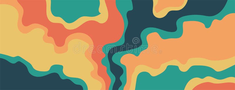 Abstract Colorful Horizontal Banner Background Stock Vector ...