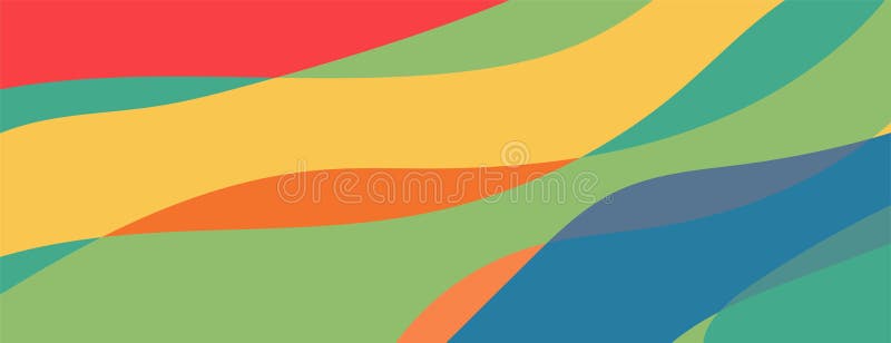Abstract Colorful Horizontal Banner Background Stock Vector ...