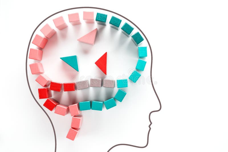 Abstract Colorful Human Brain, Creative Concept Stock Image - Image of ...