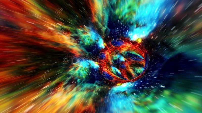 Colorful Hyper Space Warp Flight in Futuristic Sci-fi Virtual Reality ... Colorful Hyper Space Warp Flight in Futuristic Sci-fi Virtual Reality ...