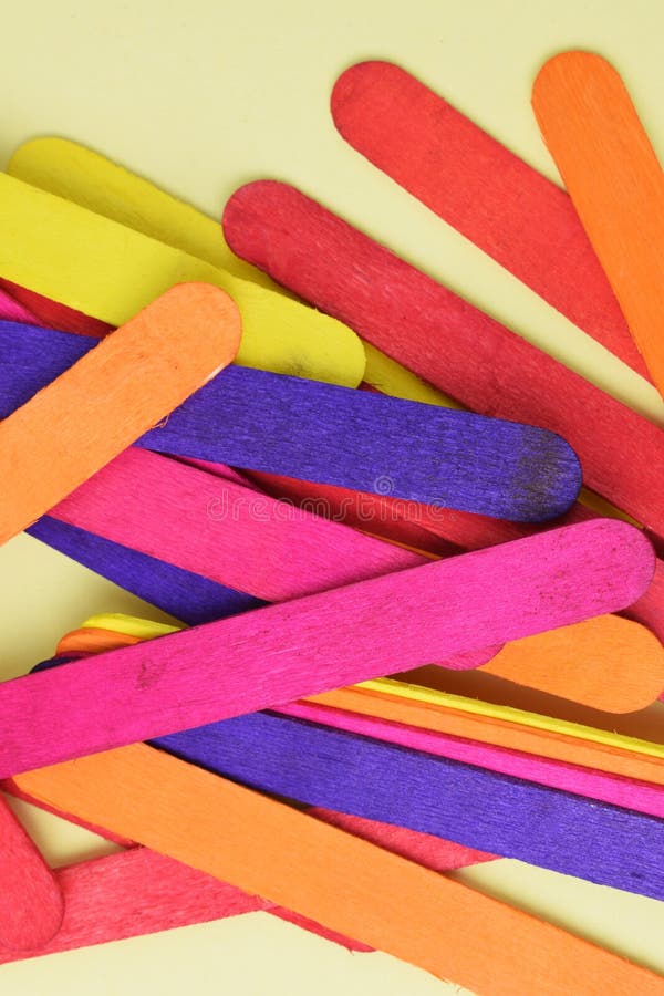 Abstract of Colorful Ice Cream Sticks Stock Image - Image of fruit ...