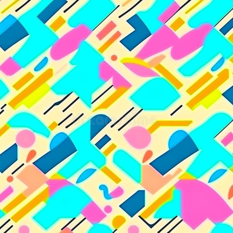 Abstract Colorful Illustration. Colorful Abstract Background with ...