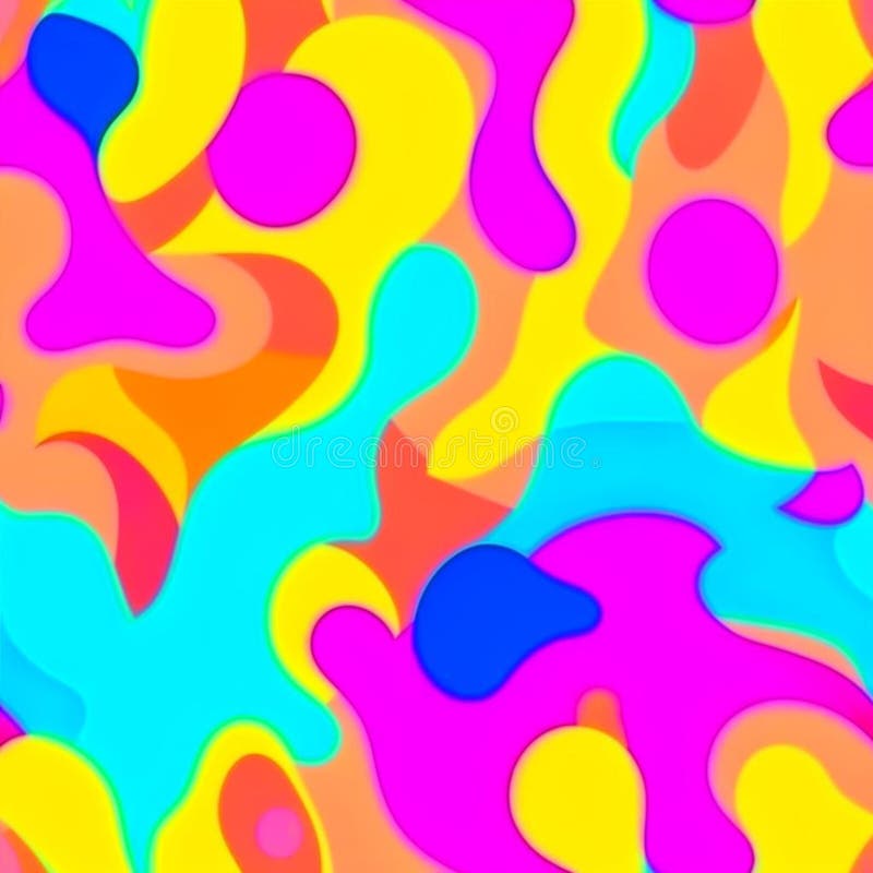 Abstract Colorful Illustration. Colorful Abstract Background with ...