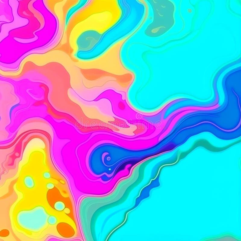 Abstract Colorful Illustration. Colorful Abstract Background with ...