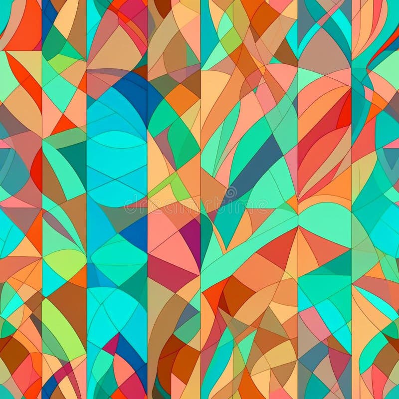 Abstract Colorful Illustration. Colorful Abstract Background with ...